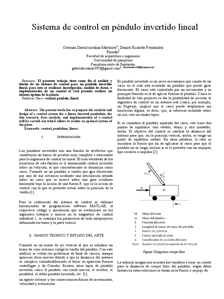 Pendulo 2 Corte | PDF | Péndulo | Función (Matemáticas)