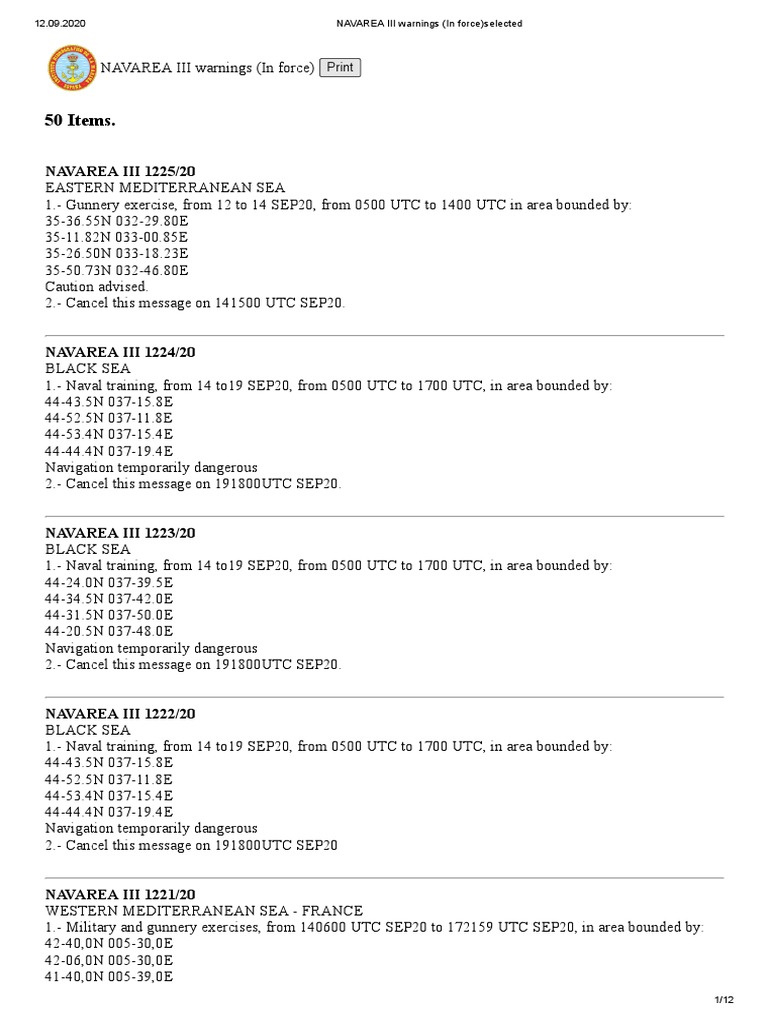 Navarea 3 | PDF | Ships | Geography