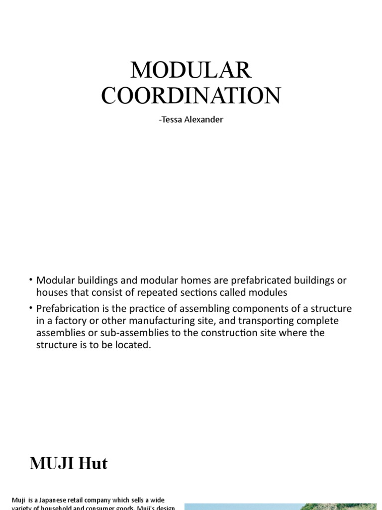 Modular Coordination | PDF | Lumber | Framing (Construction)