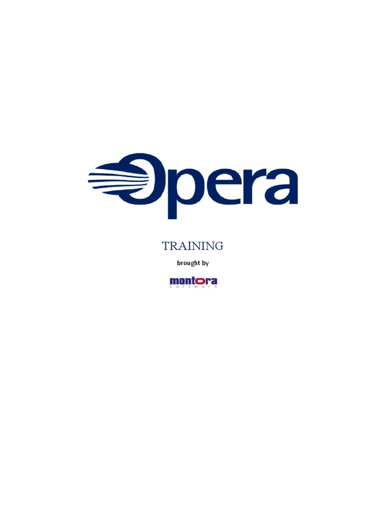 Opera PMS Training Comprehensive 12-Day Course | PDF | Payments | Cheque