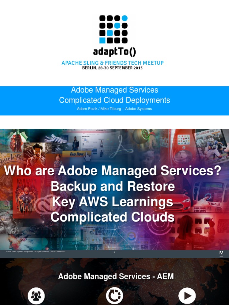 Adaptto2015 Complicated Cloud Deployments Adam Pazik Mike Tilburg | PDF ...