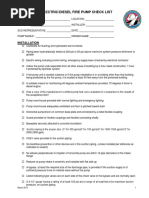 Monthly Fire Pump Churn Test Guide | PDF | Pump | Valve