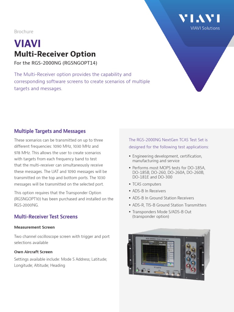Rgs 2000ng Option 14 Multi Receiver Product Solution Briefs en | PDF ...