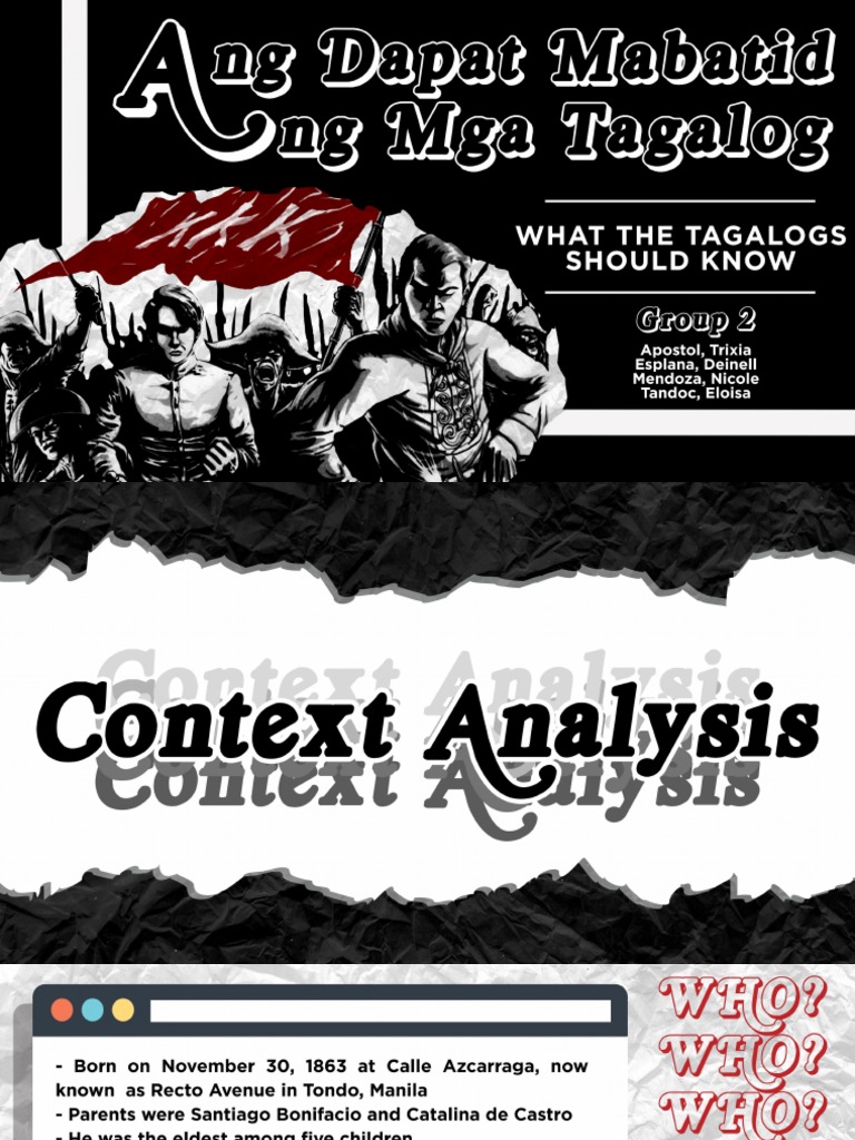 Ang Dapat Mabatid NG Mga Tagalog | PDF