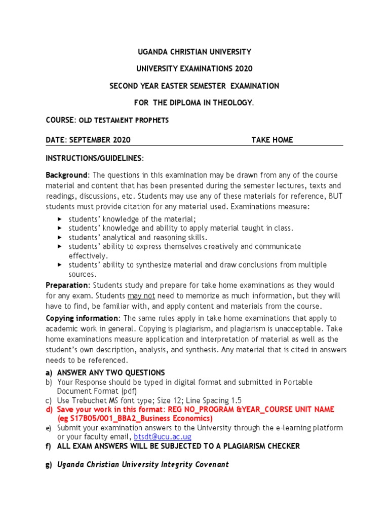 Ot Prophets | PDF | Prophet | Test (Assessment)