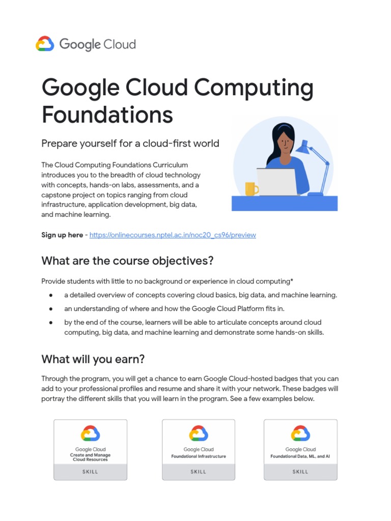Google Cloud Computing Foundations: Prepare Yourself For A Cloud-First ...