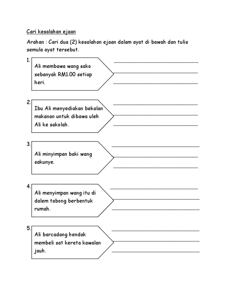Latihan Kata Tanya | PDF