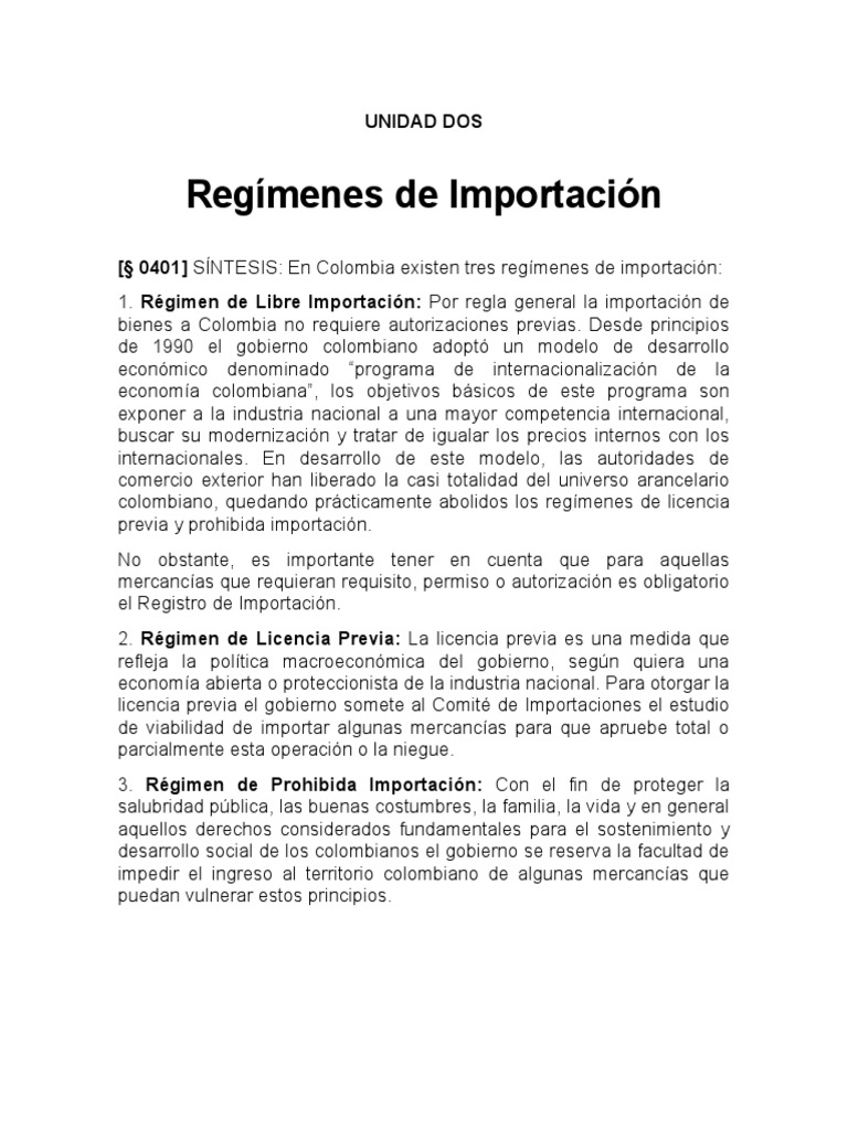Registro y Licencia de Importacion | PDF | aduana | Residuos
