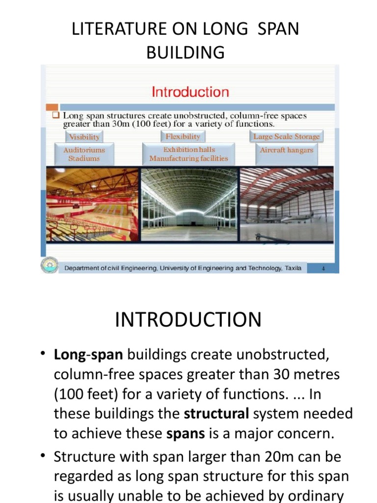 Literature On Long Span Building Design | PDF | Stadium | Sports