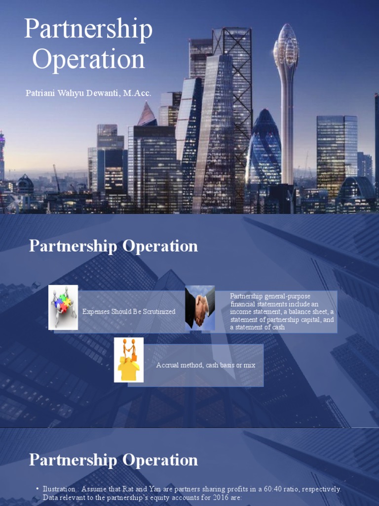 Partnership Operation | PDF | Partnership | Corporations