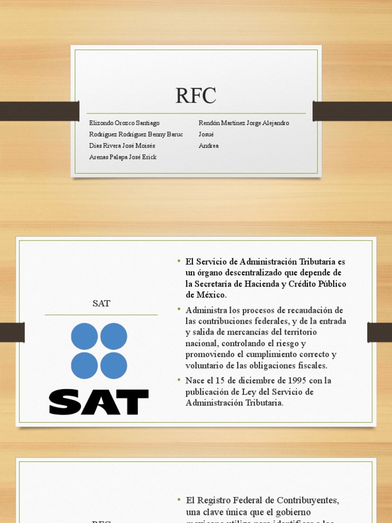 Guía sobre el RFC en México | PDF | México | Gobierno