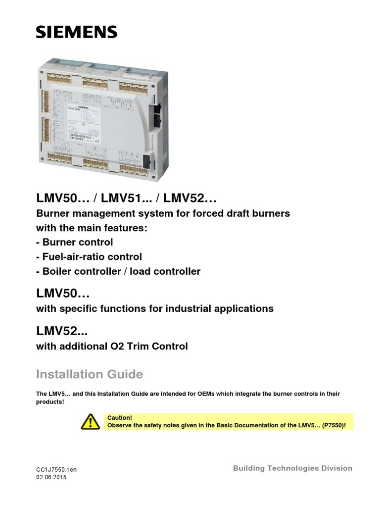 LMV50 / LMV51... / LMV52 : Installation Guide | PDF | Documentation ...