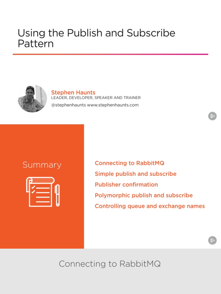 Using The Publish and Subscribe Pattern For Notifications Slides | PDF ...