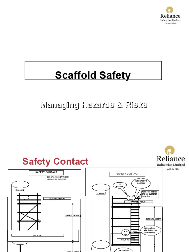 Scaffold Safety - Training module-REV01 | PDF | Scaffolding | Economic ...