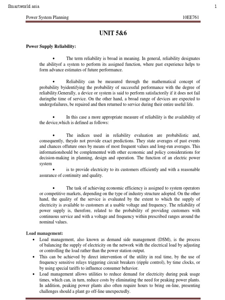 Power System Planning | PDF | Electromagnetism | Electrical Engineering