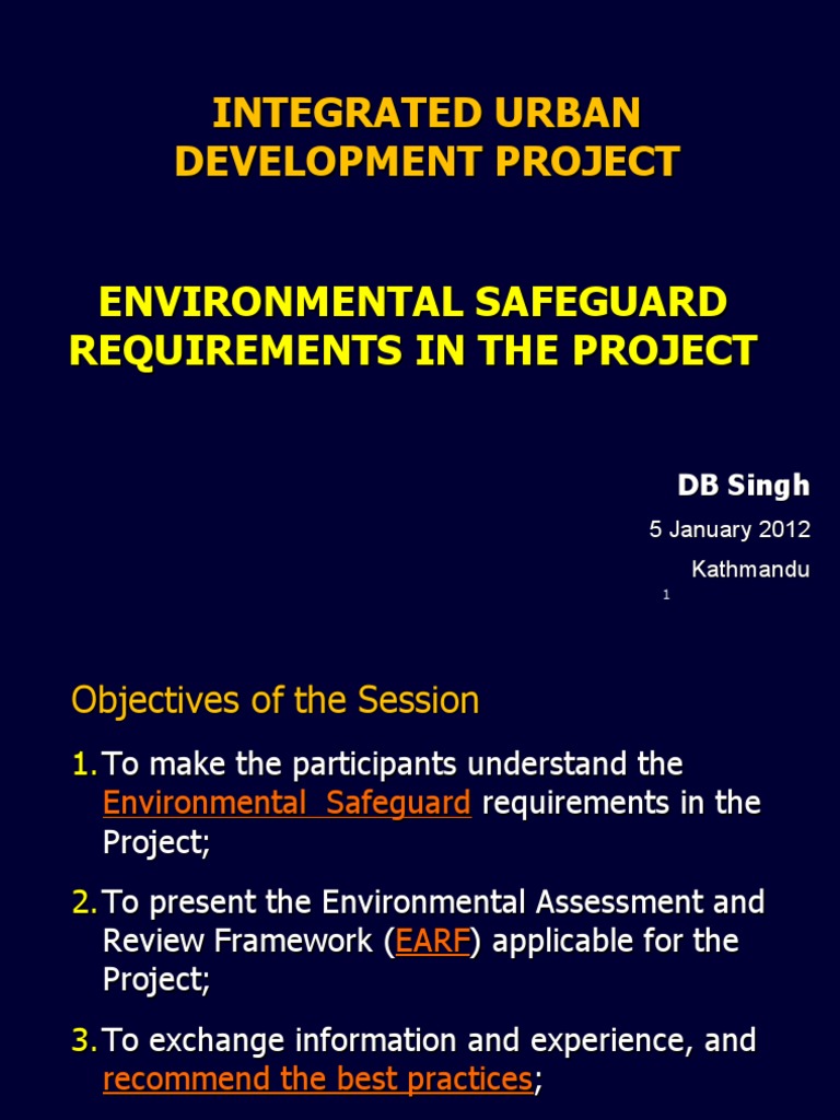 Integrated Urban Development Project | PDF | Environmental Impact ...