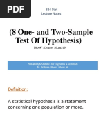 Chapter 4 Hypothesis Testing | PDF | Statistical Hypothesis Testing ...