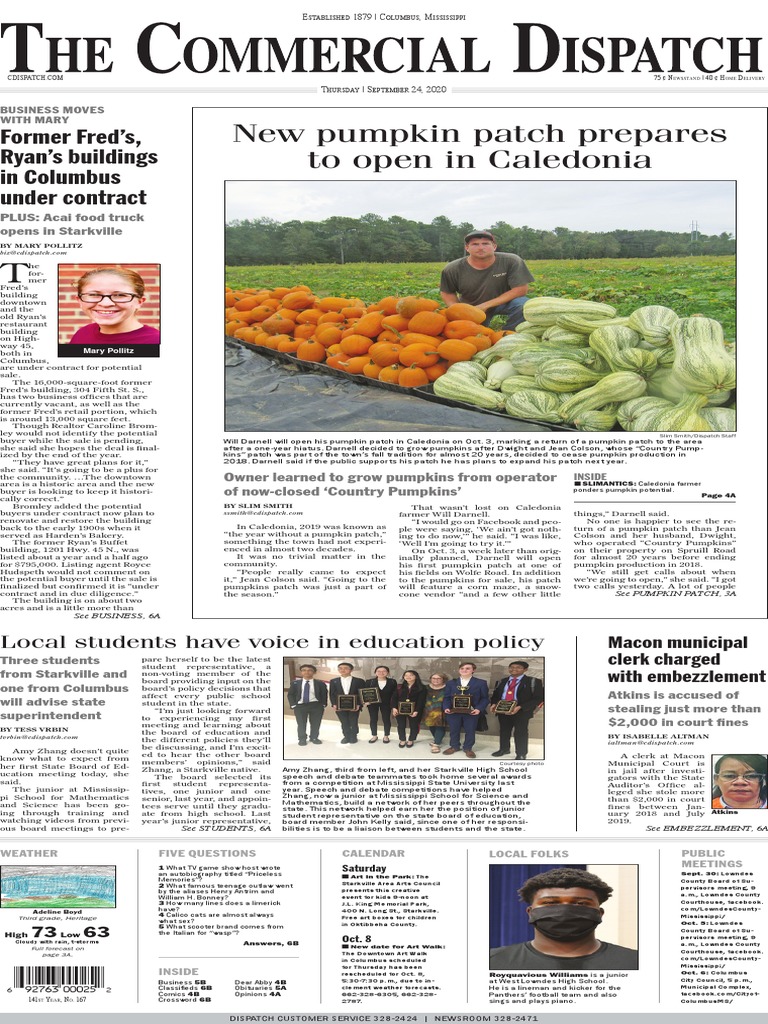 Commercial Dispatch Eedition 9-24-20 PDF | PDF | Ruth Bader Ginsburg ...