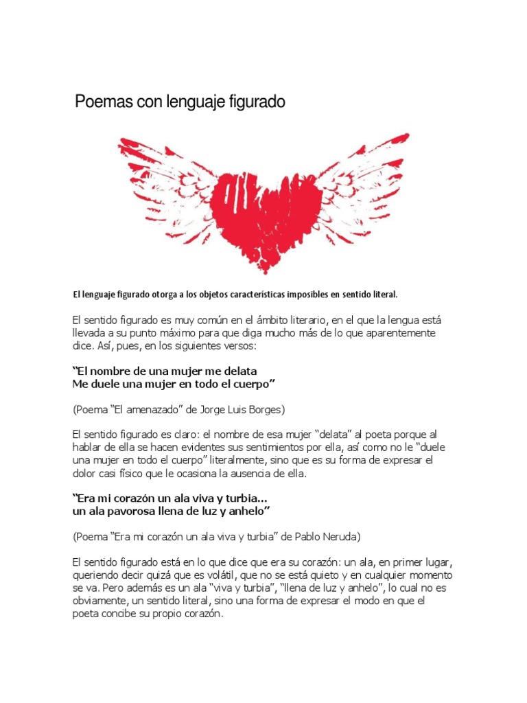 Poemas Con Lenguaje Figurado | PDF