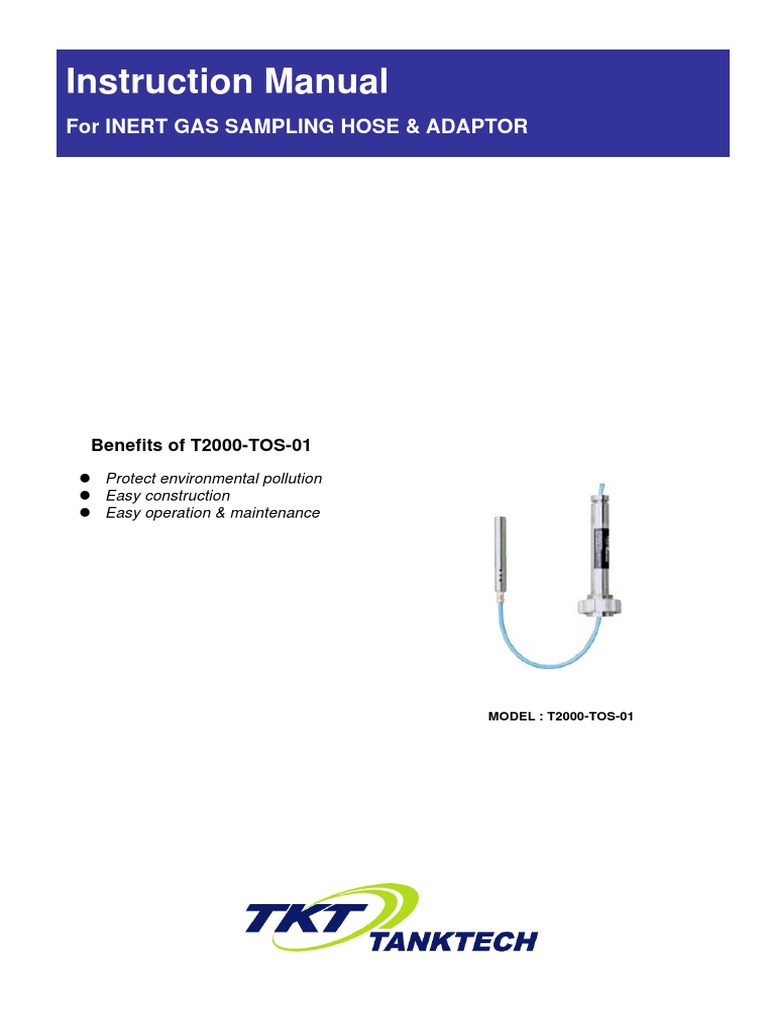 T2000-TOS-01 Inert Gas Sampling Guide | PDF