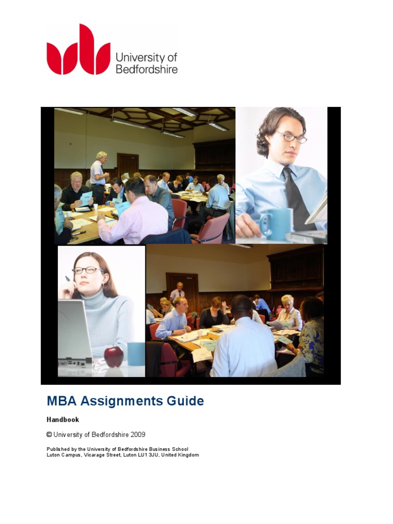 MBA Assignments Guide: Handbook | PDF | Essays | Educational Psychology