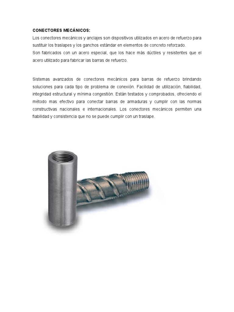 Conectores Mecánicos | PDF