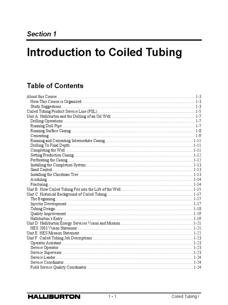 Introduction To Coiled Tubing | PDF | Casing (Borehole) | Drilling Rig