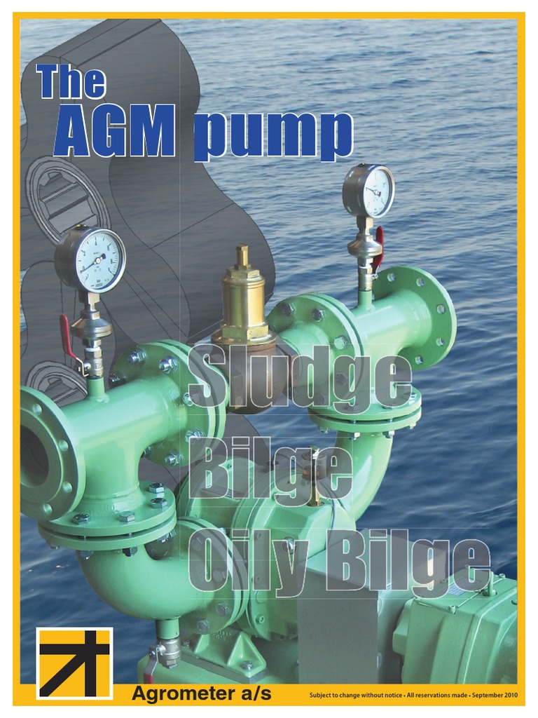 AGM Sludge and Bilge Pumps - ENG | PDF | Pump | Piston