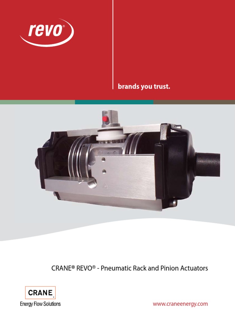 Brands You Trust.: CRANE® REVO® - Pneumatic Rack and Pinion Actuators ...