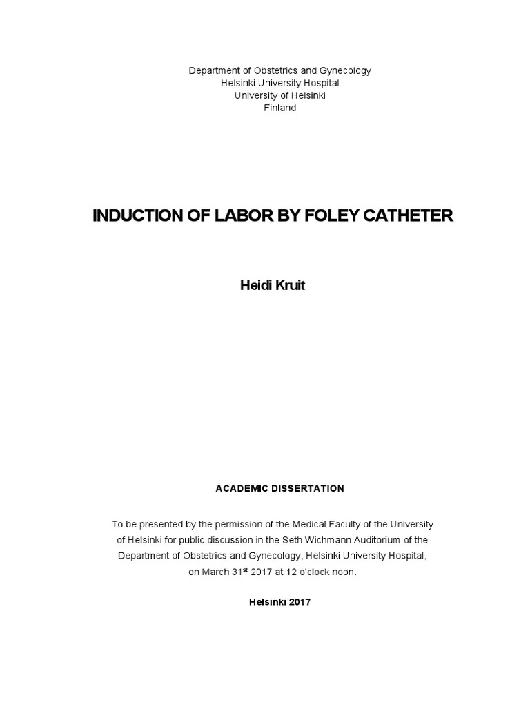 Induction of Labour | PDF | Gestational Diabetes | Childbirth