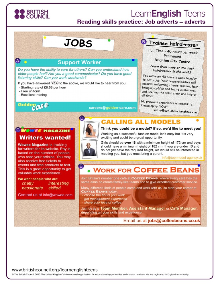 Job Adverts - Adverts 2 PDF | PDF