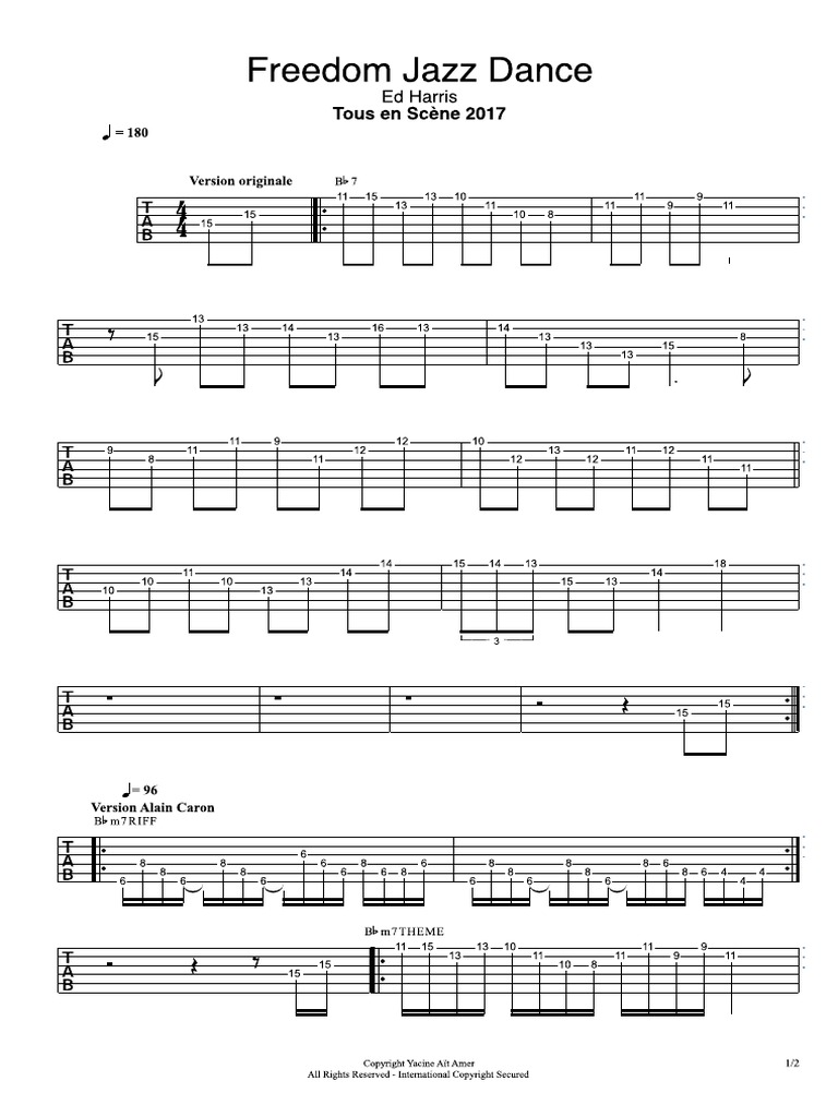 Freedom Jazz Dance | PDF
