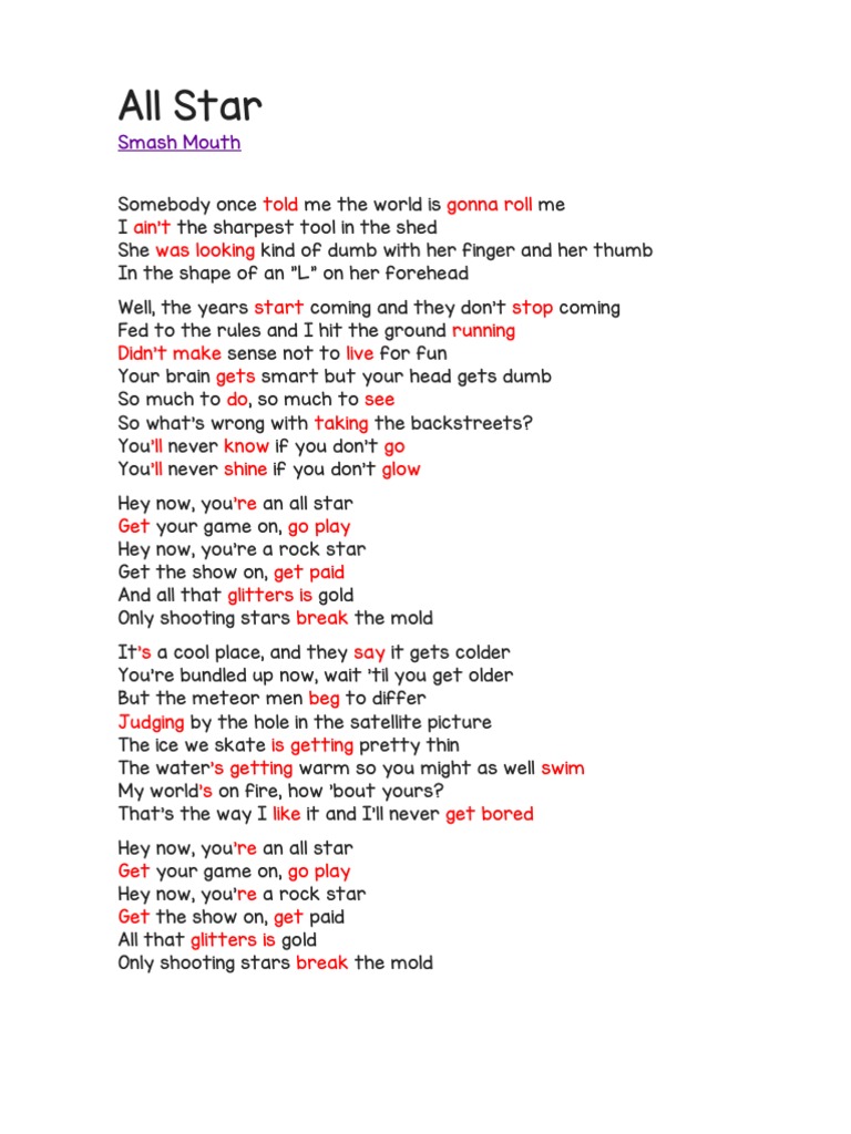 All Star | PDF