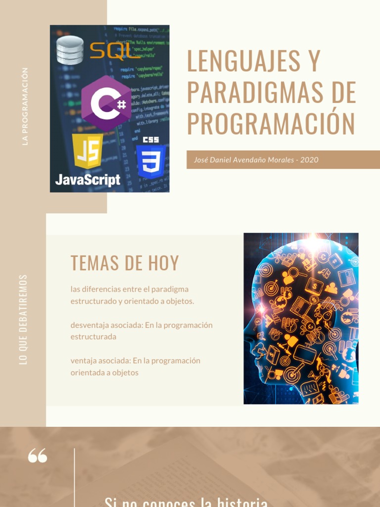 Actividad 2 Presentación Caso Práctico TI034 - Lenguajes y Paradigmas de Programación ...