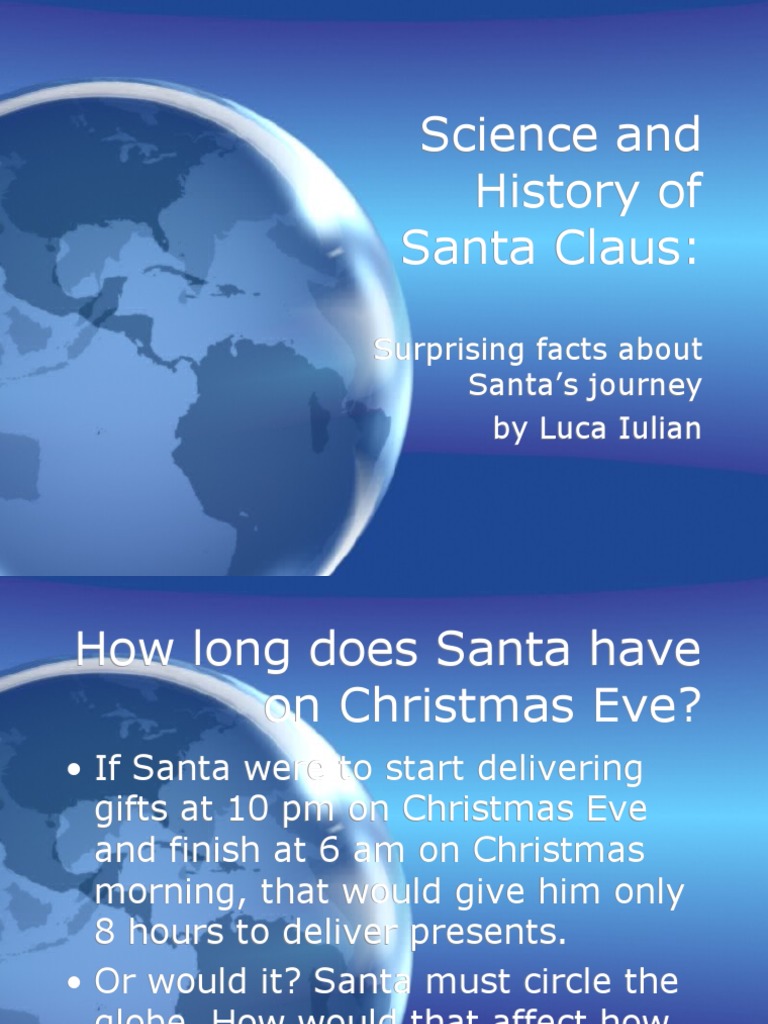 Science and History of Santa Claus | PDF | Santa Claus | Christmas Fiction