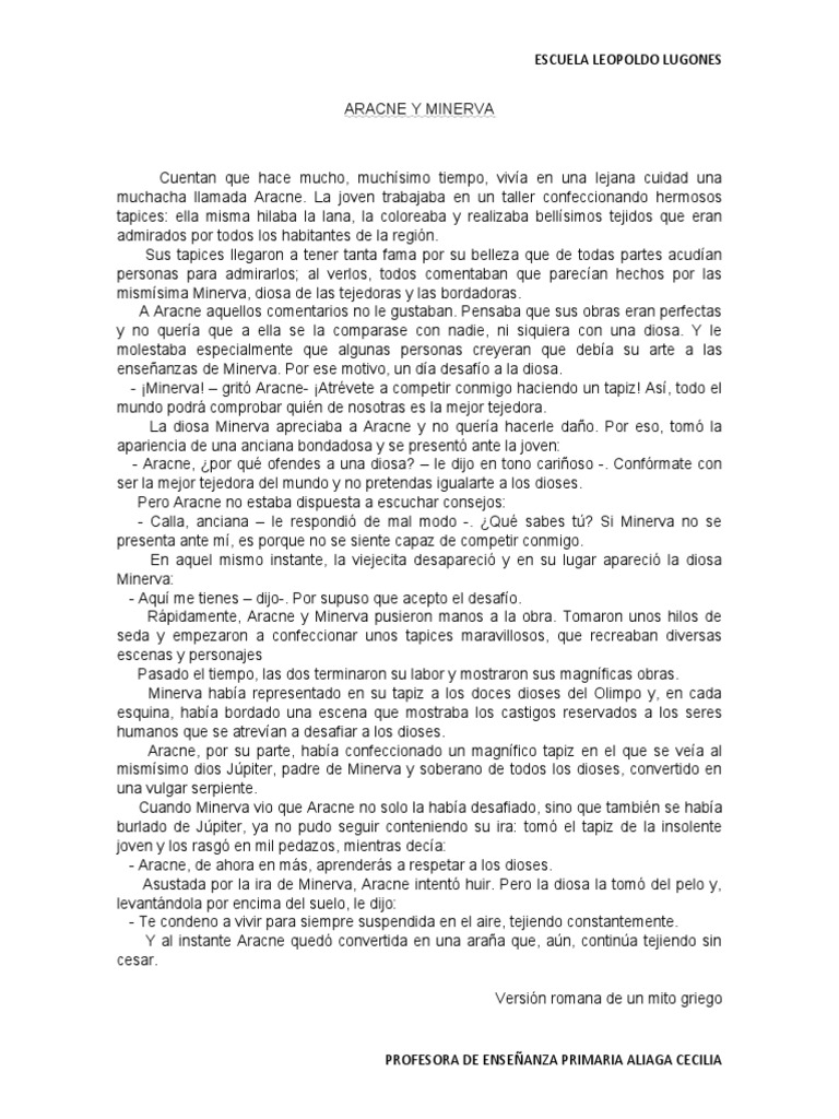 Aracne y Minerva | PDF | Tapiz
