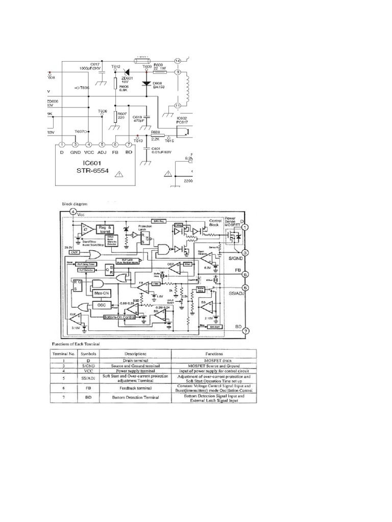 Datasheet STRW6554A PDF | PDF