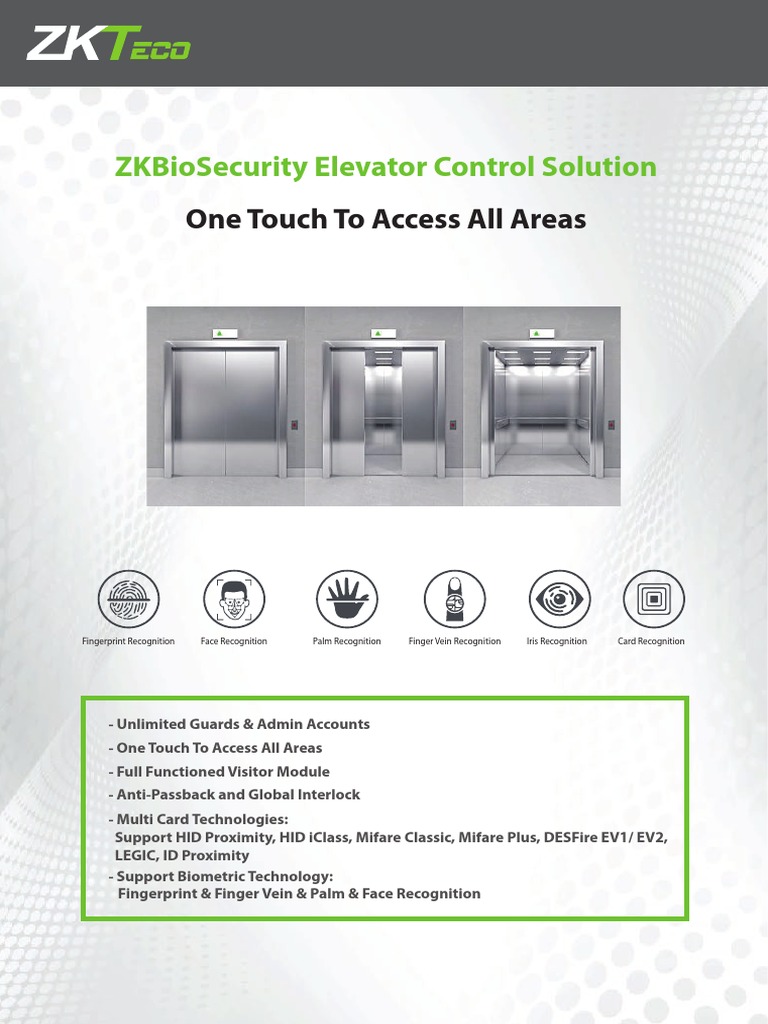 Elevator Control Solution | PDF | Elevator | Access Control
