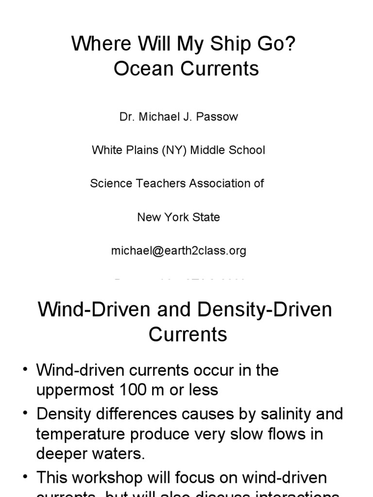 Where Will My Ship Go | PDF | Physical Oceanography | Atmosphere