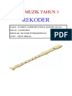 Asas Bermain Rekoder | PDF