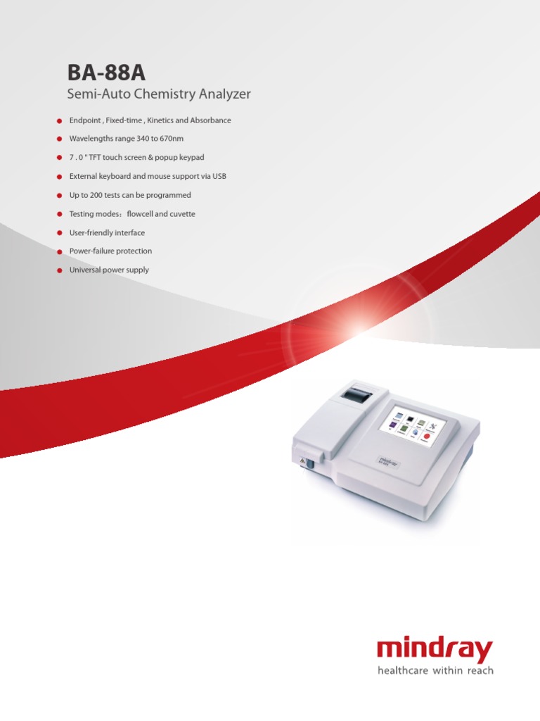 Mindray BA-88A User Manual | PDF | Usb | Electronics