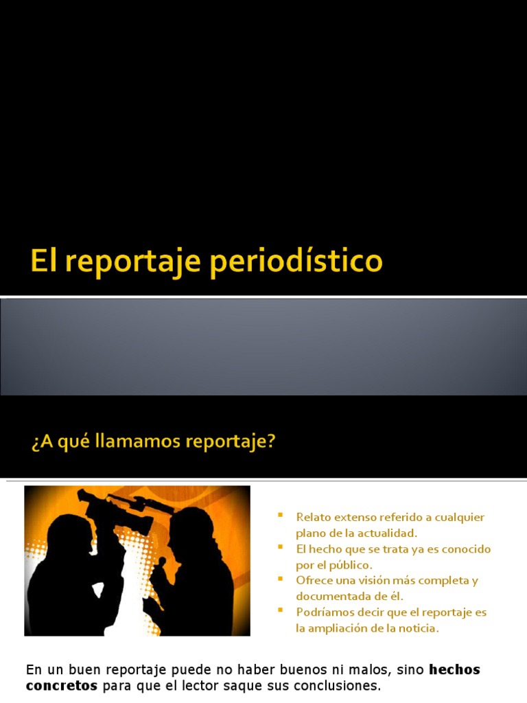 El Reportaje Periodístico | PDF | Periodismo | Cognición