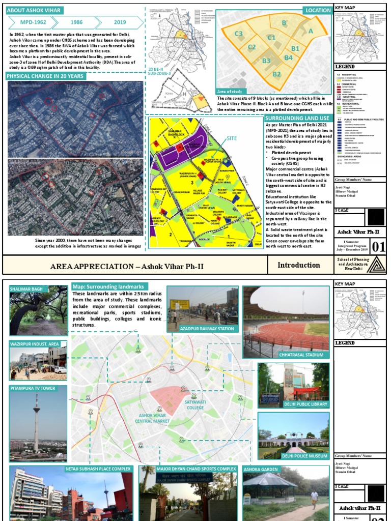 Location About Ashok Vihar: C3 C2 B3 B2 B4 B1 C1 B A | PDF | Transport ...