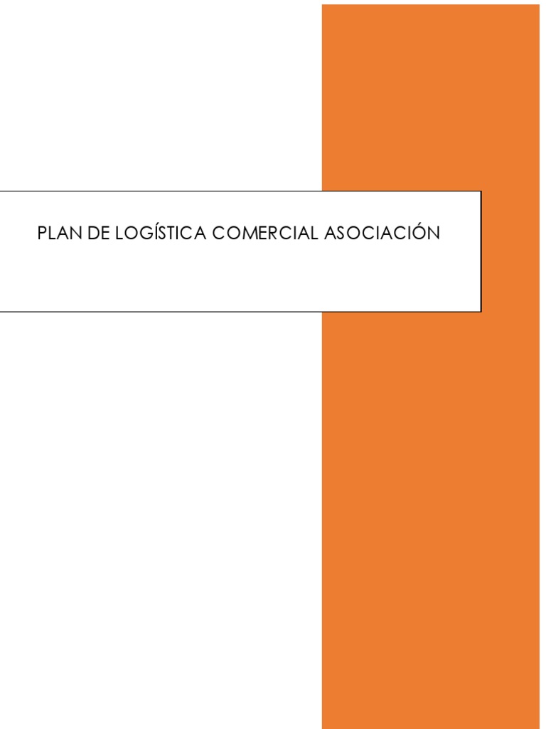 Modelo Plan de Logística Comercial | PDF | Logística | Planificación