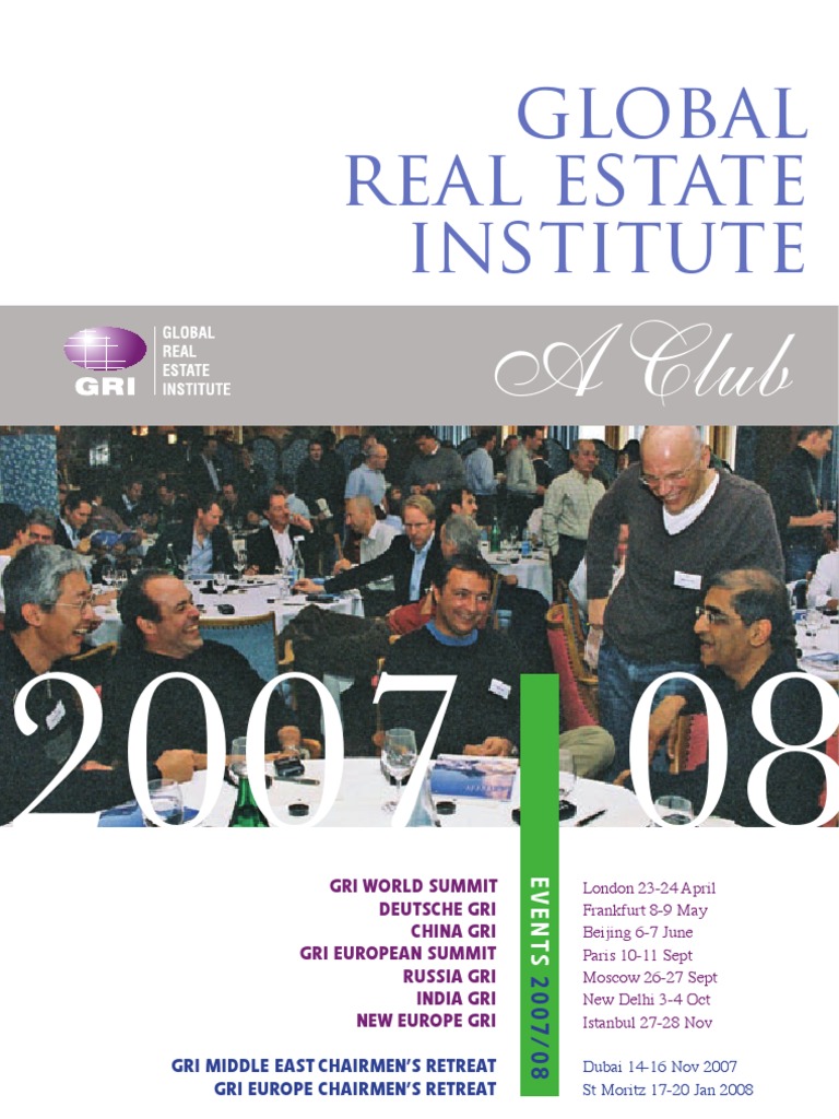 GRI Corporate Brochure 2008 | PDF | Chief Executive Officer ...