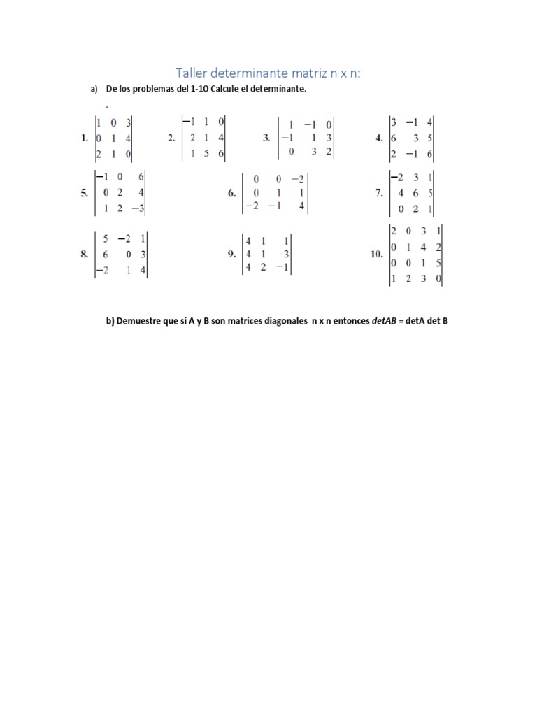 Determinante Matriz 3x3 | PDF | Métodos y materiales de enseñanza