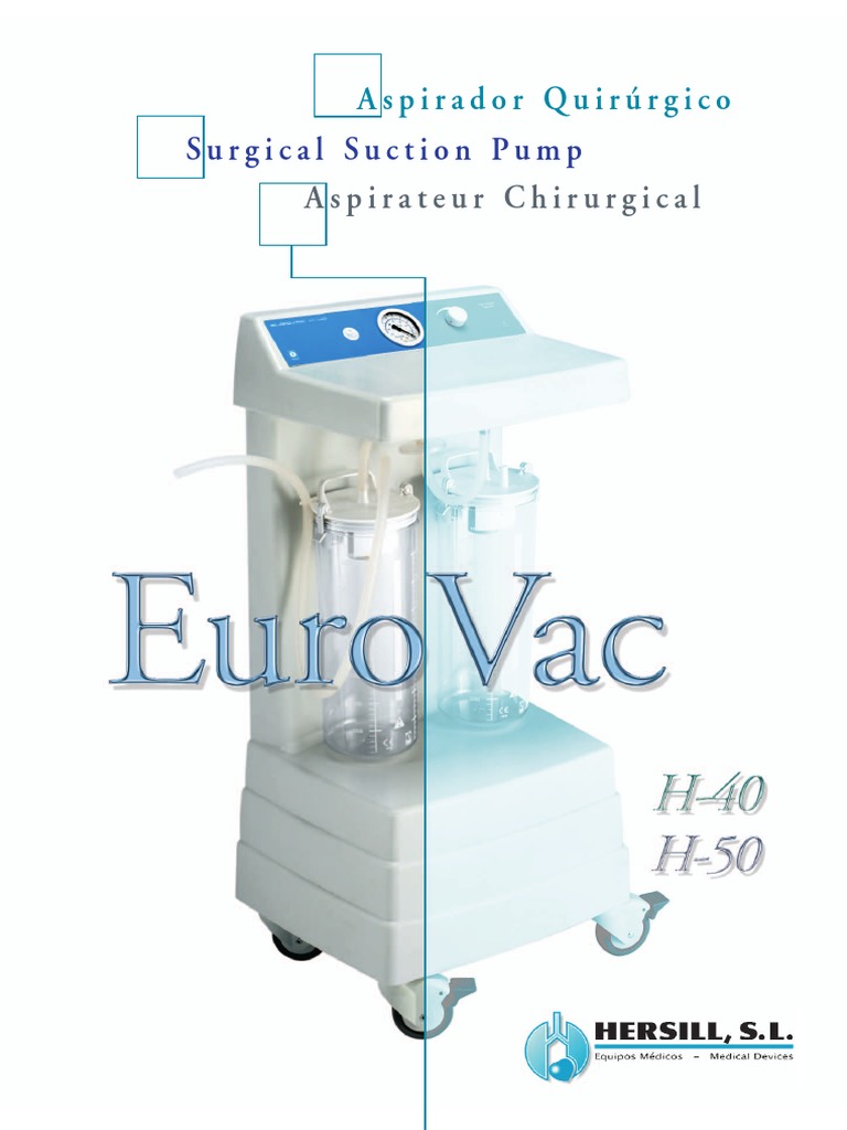 Aspirador Quirúrgico Eurovac H-50 | PDF | Cantidades fisicas | Cantidad