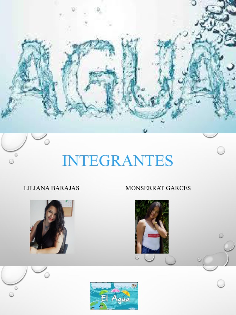 EL AGUA Diapositiva | PDF