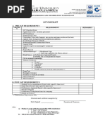 Checklist OJT Requirements Jan 2022 | PDF
