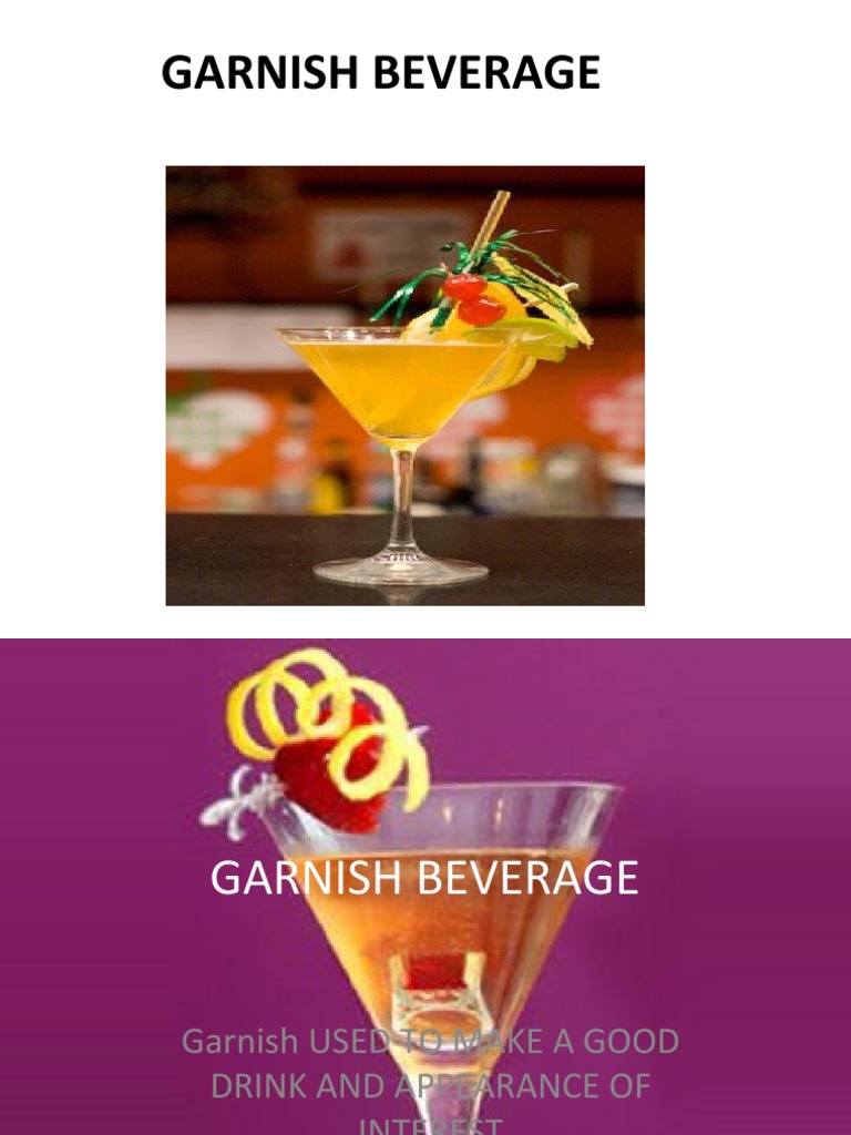Garnish Minuman Pdf Cooking Food Wine
